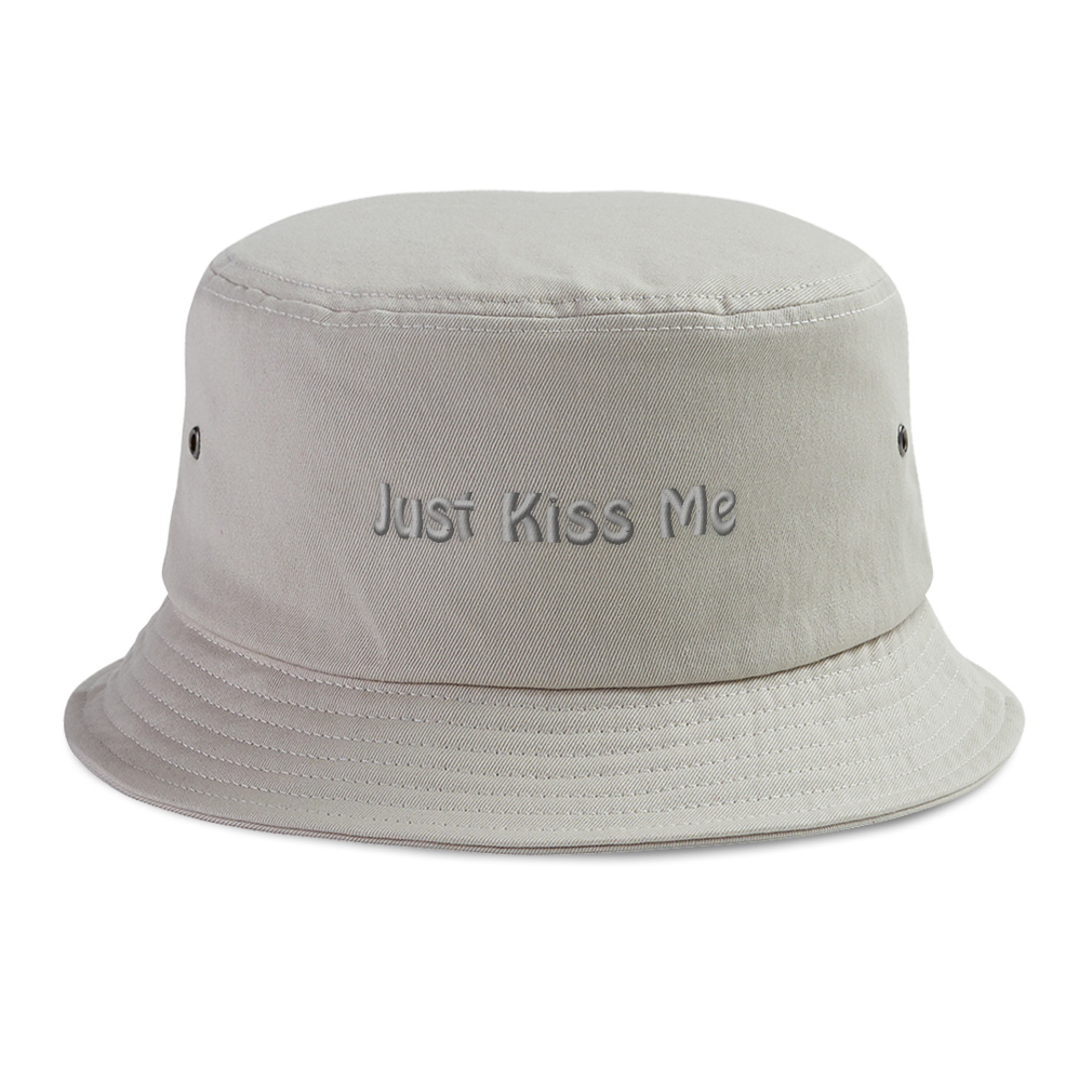 Bucket Outdoor Apparel Hat Just Kiss Me Love Cotton Hats for Men ...